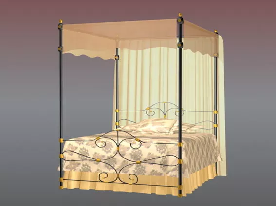 Antique Entrance Canopy Structure Free 3d Model 3ds Gsm Open3dmodel