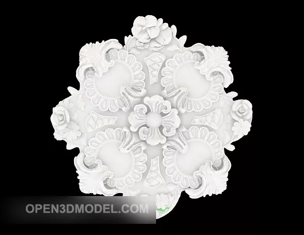 Chinese Style Square Ceiling Light Free 3d Model Max Open3dmodel