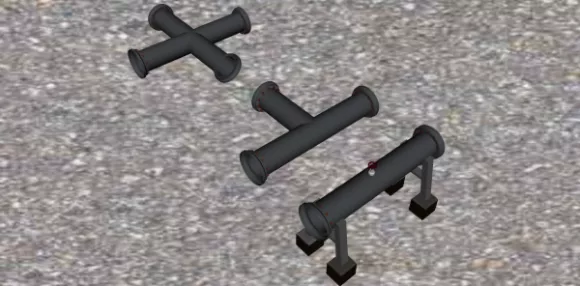 Industrial Pipeline Free 3d Model Obj Open3dmodel