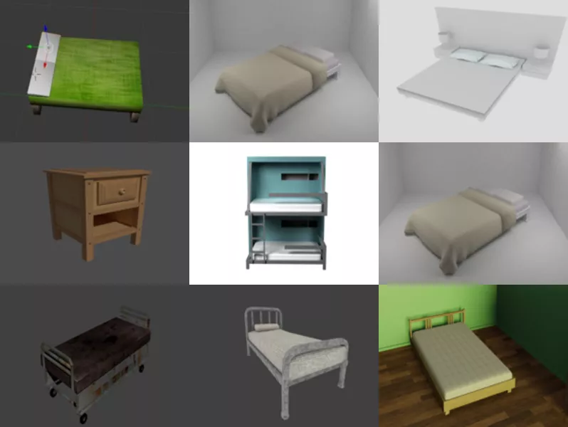 Топ 12 Blender Кровати 3d модели бесплатно Самые последние 2022