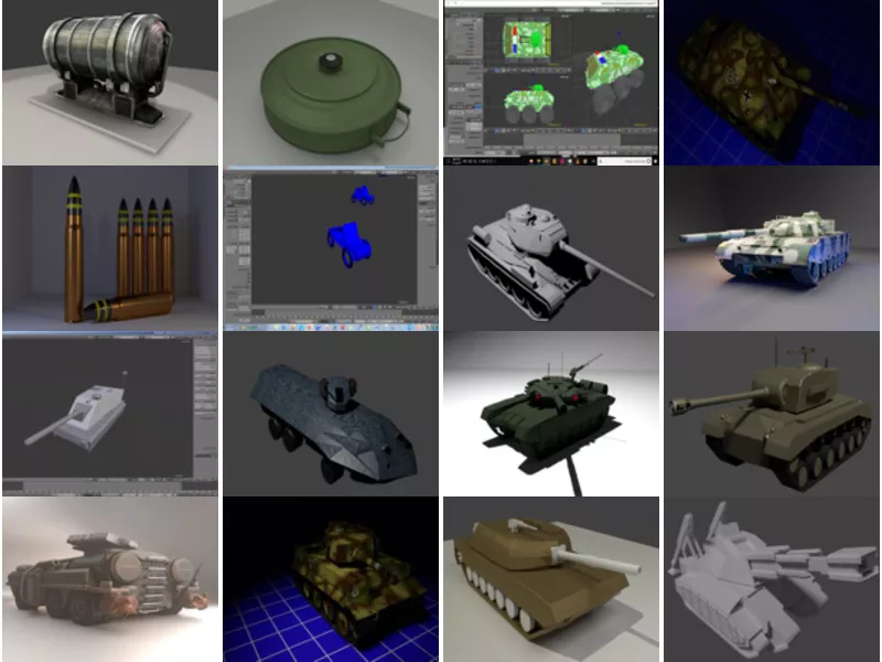 Top 18 Blender Tank 3d Models Resources Newest 2022 Open3dmodel