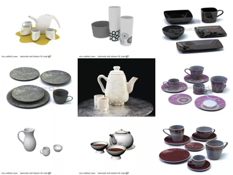 Top 9 Ceramic Cups 3D Models Latest 2022 - Open3dModel