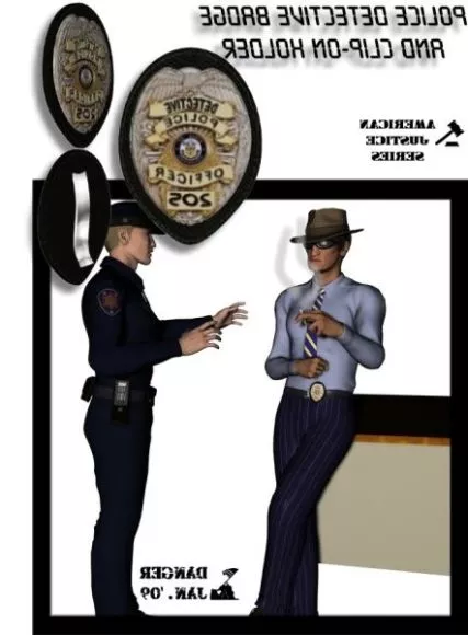 Police Detective Character Free 3d Model Obj Open3dmodel