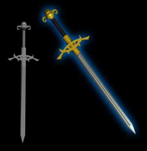 Sword Gaming Stuff Free 3d Model Obj Open3dmodel