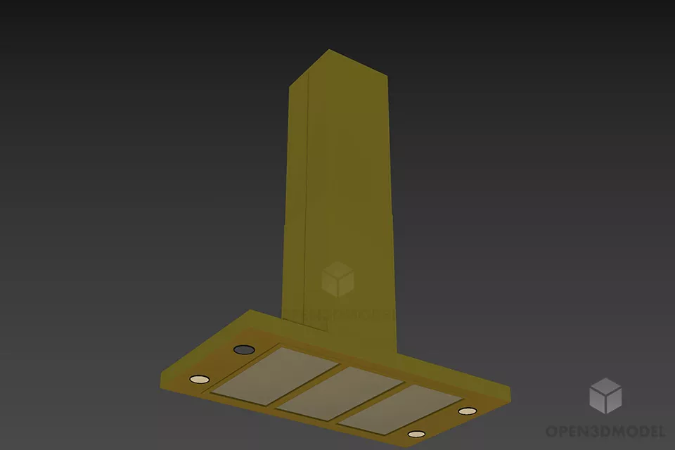 Kitchen Vent Teka Hood Free 3d Model - .3ds, .Gsm, .Max - Open3dModel