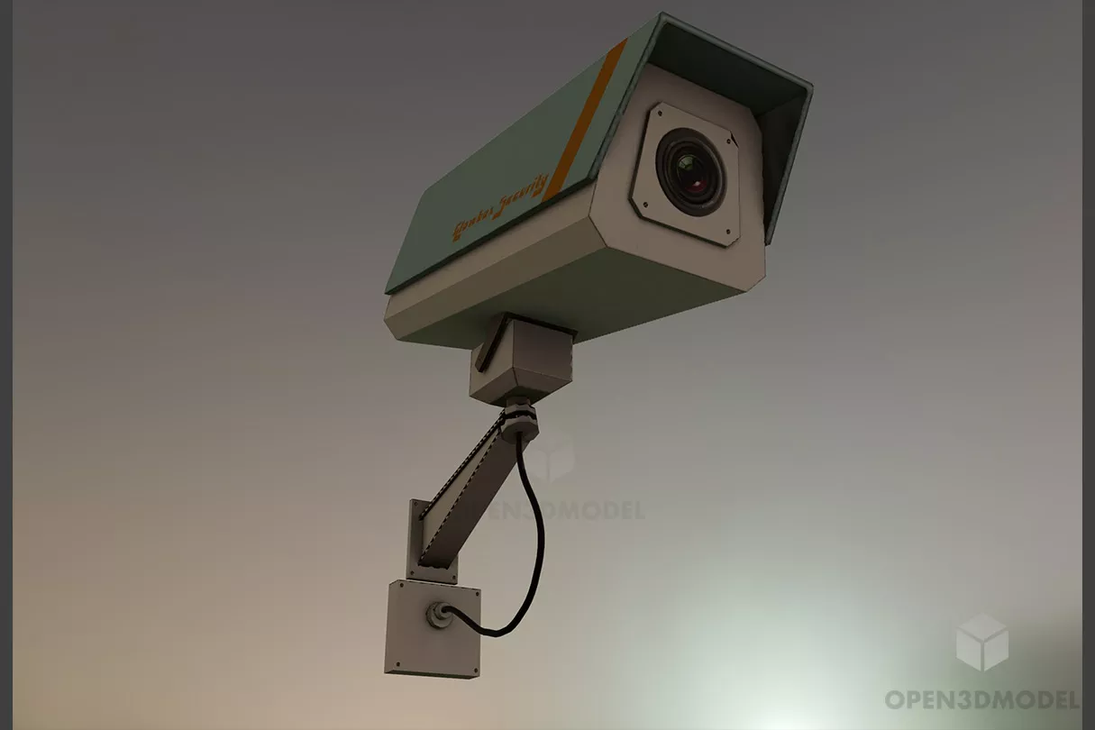 Allgemeine Überwachungskamera Kostenloses 3D-Modell - .3ds, .Blend ...